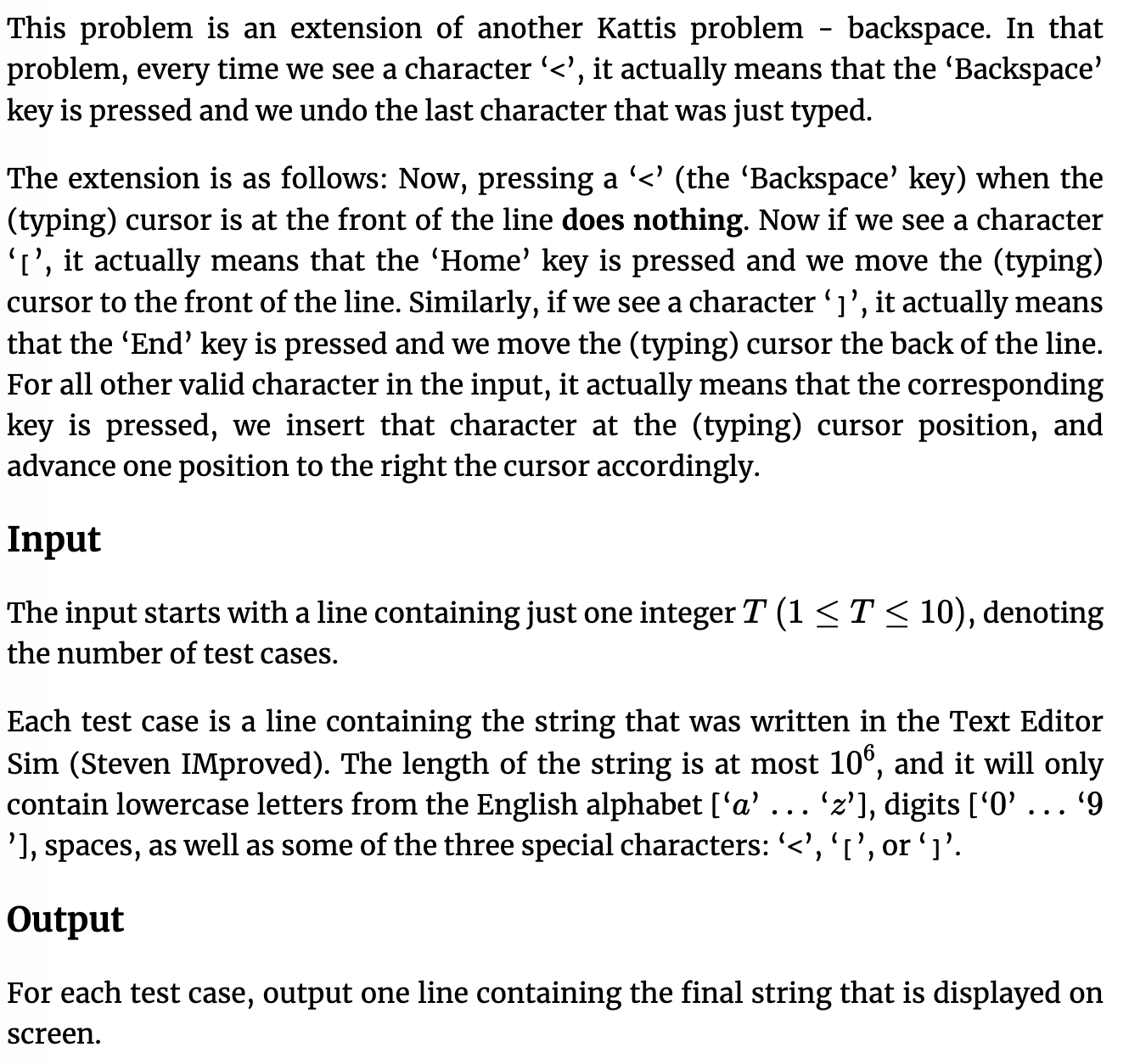 Solved This problem is an extension of another Kattis | Chegg.com