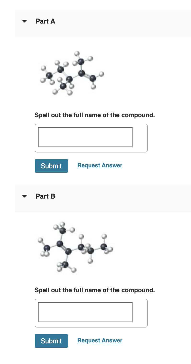 Solved Spell out the full name of the compound. Part B Spell | Chegg.com