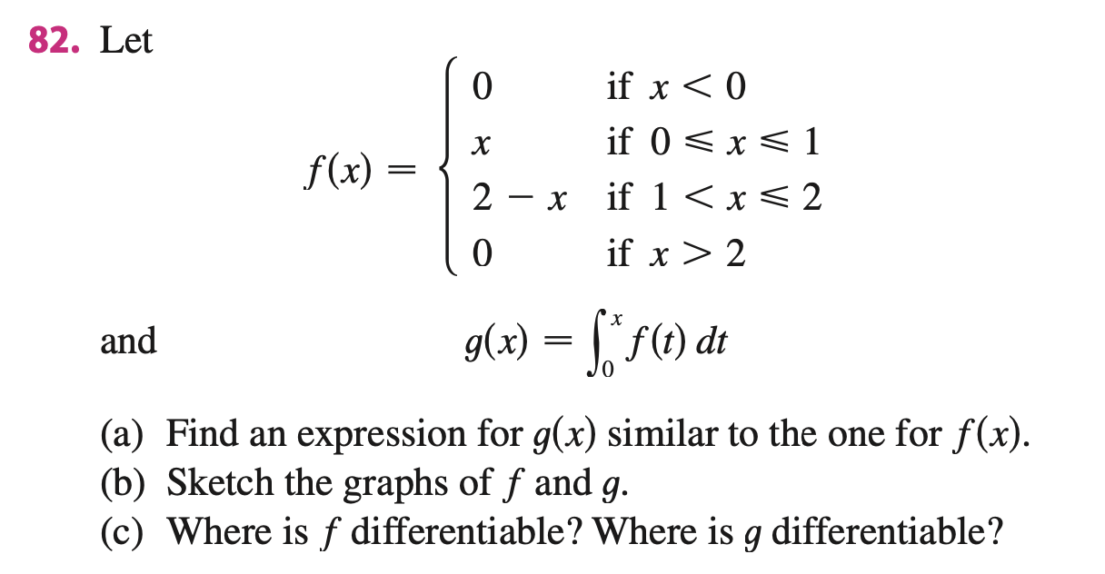 Solved 82. Let f(x)=⎩⎨⎧0x2−x0 if x