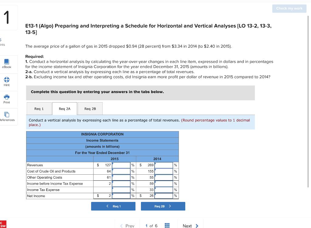 Solved Check my work 1 E13-1 (Algo) Preparing and | Chegg.com