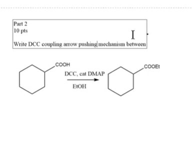 Solved Part 2 10 pts I Write DCC coupling arrow pushing | Chegg.com
