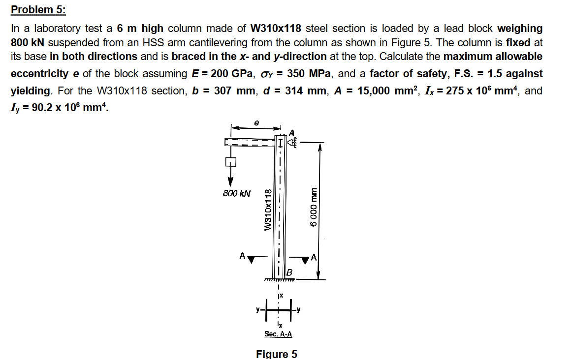 Solved please show full solution Problem 5:In ﻿a laboratory | Chegg.com