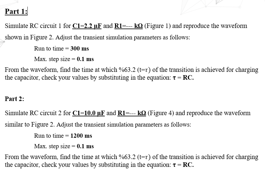 Solved Please solve part 1 and 2 using Orcad PSpice | Chegg.com