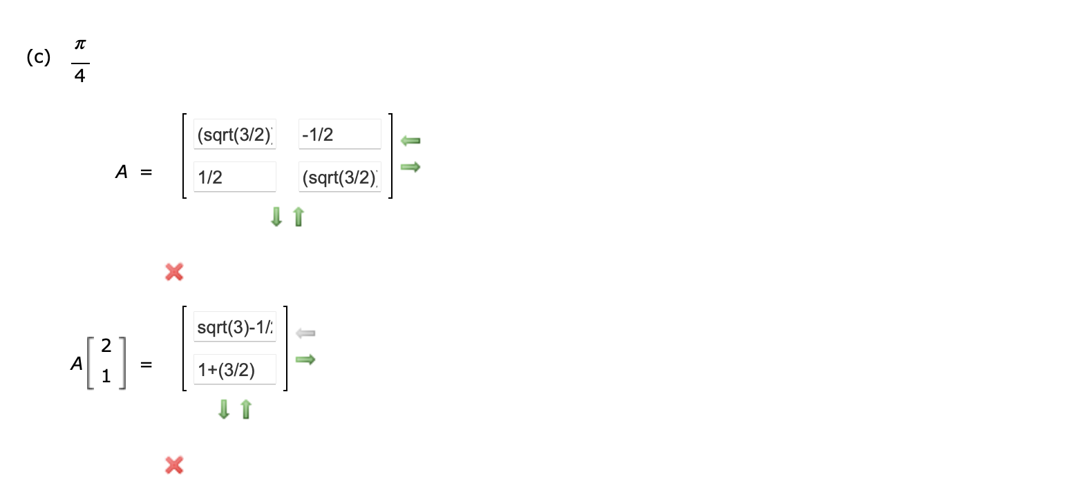 Solved Find the matrix A that defines a rotation of a plane | Chegg.com