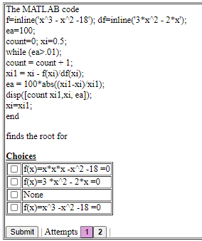 Solved Secant method is given by df = ((i+1) | Chegg.com