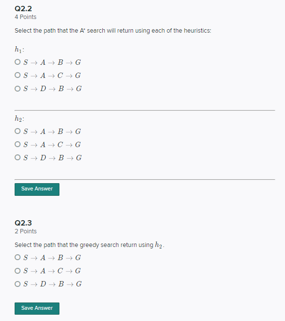 Solved Q2 7 Points Consider the state space search problem | Chegg.com
