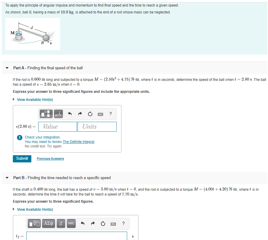 Solved To apply the principle of angular impulse and | Chegg.com