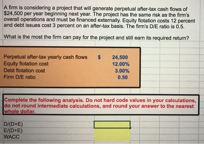 Solved A firm is considering a project that will generate | Chegg.com