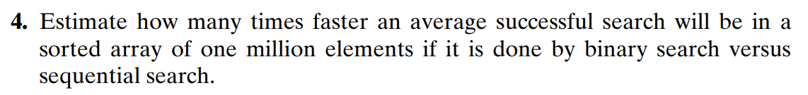 Solved Estimate how many times faster an average successful | Chegg.com
