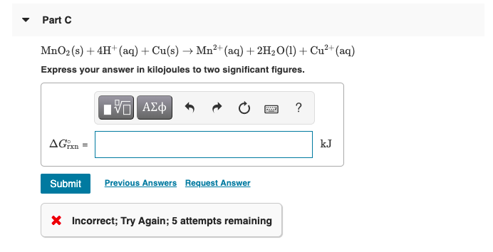 Solved A Review | Constants Periodic Table MISSED THIS? | Chegg.com