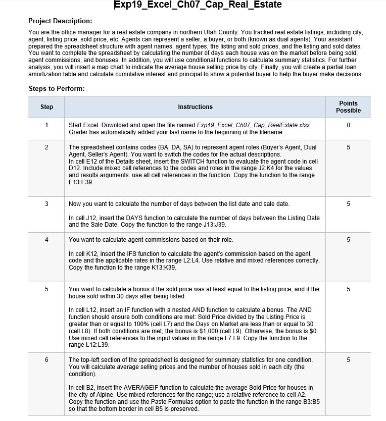 I am terrible at Excel, could you give me step by | Chegg.com