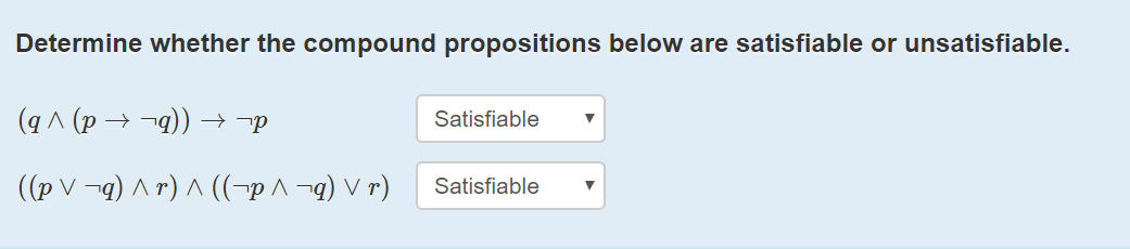Solved Determine whether the compound propositions below are | Chegg.com