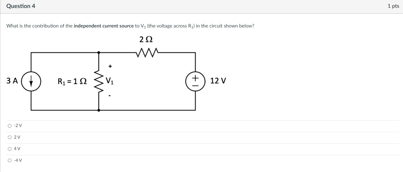 Solved What is the contribution of the independent current | Chegg.com