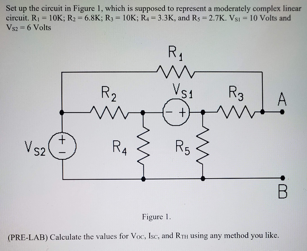 Solved Set up the circuit in Figure 1, which is supposed to | Chegg.com