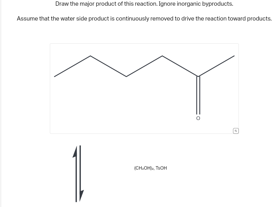 Solved Draw the major product of this reaction. Ignore | Chegg.com