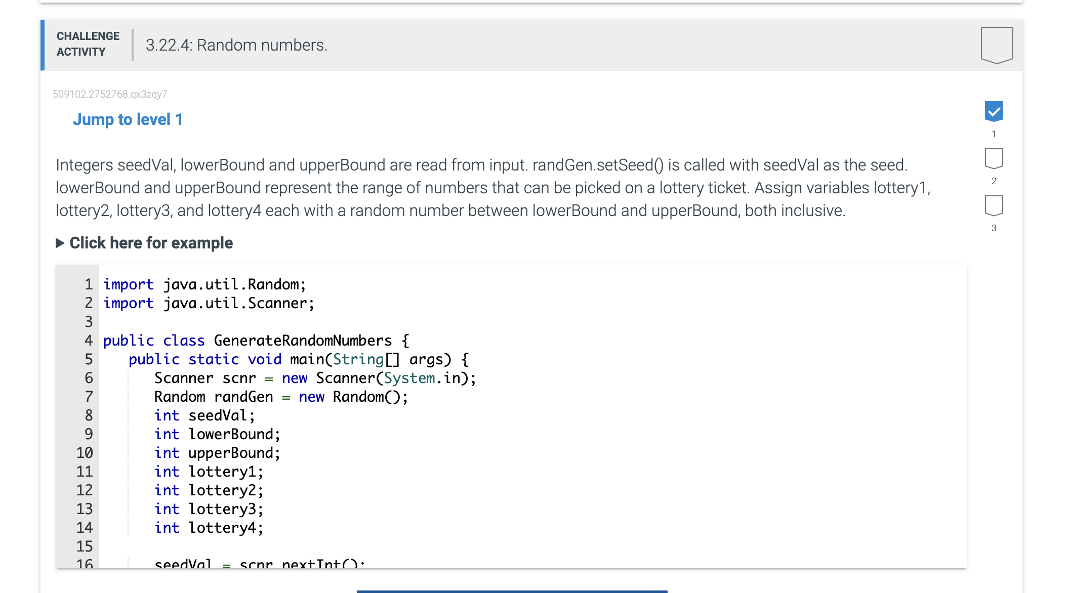 Solved 509102.2752768.q×3zqy7 Jump to level 1 Integers | Chegg.com