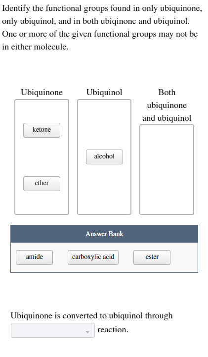 Solved Identify the functional groups found in only | Chegg.com