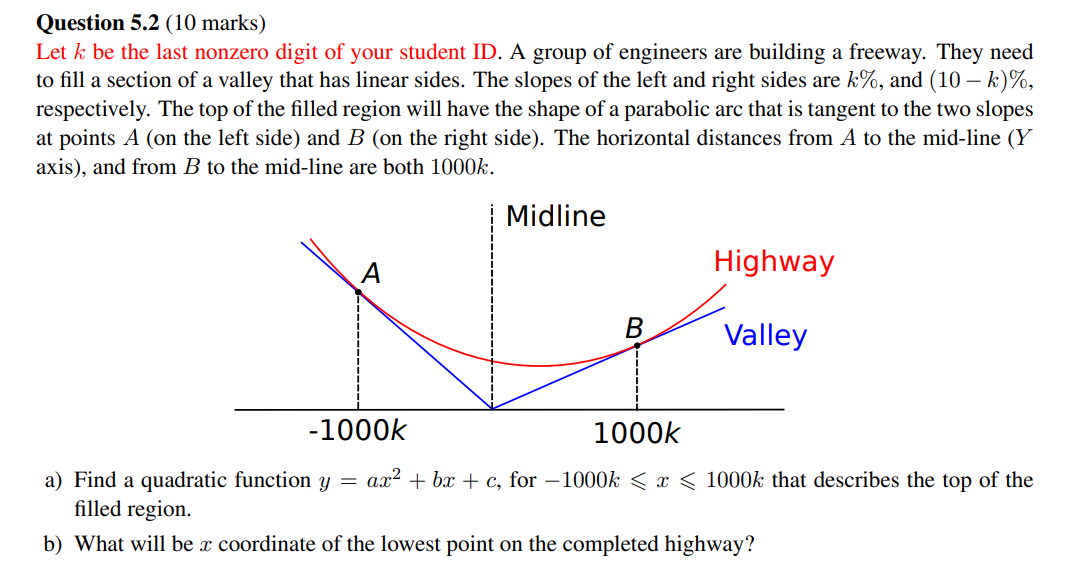 Solved Question 5.2 (10 marks) Let k be the last nonzero | Chegg.com