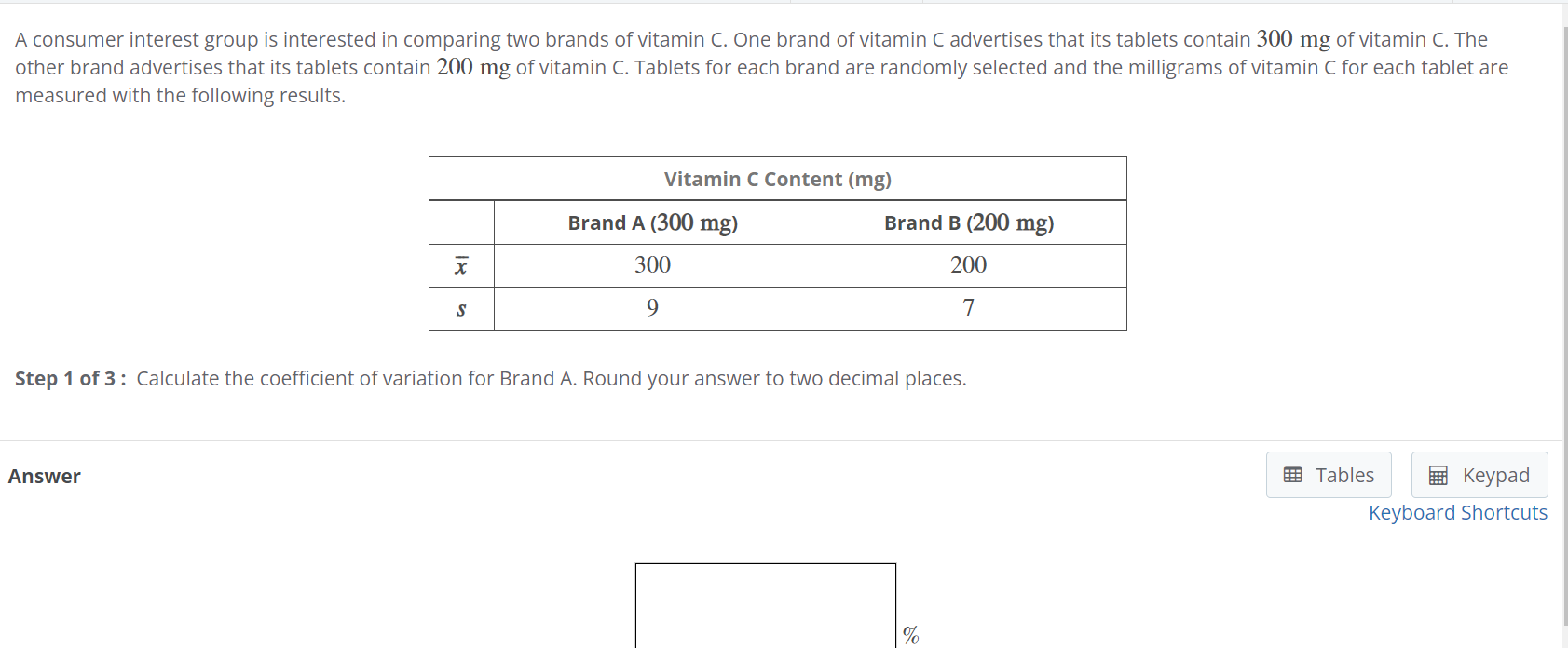 Solved A consumer interest group is interested in comparing | Chegg.com