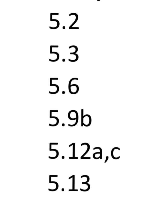 Solved 5.2 5.3 5.6 5.9b 5.12a,c 5.13 5.2 5.3 Construct a | Chegg.com