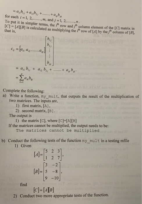 Solved 5. Two matrices [A] and [B] can be multiplied only if | Chegg.com