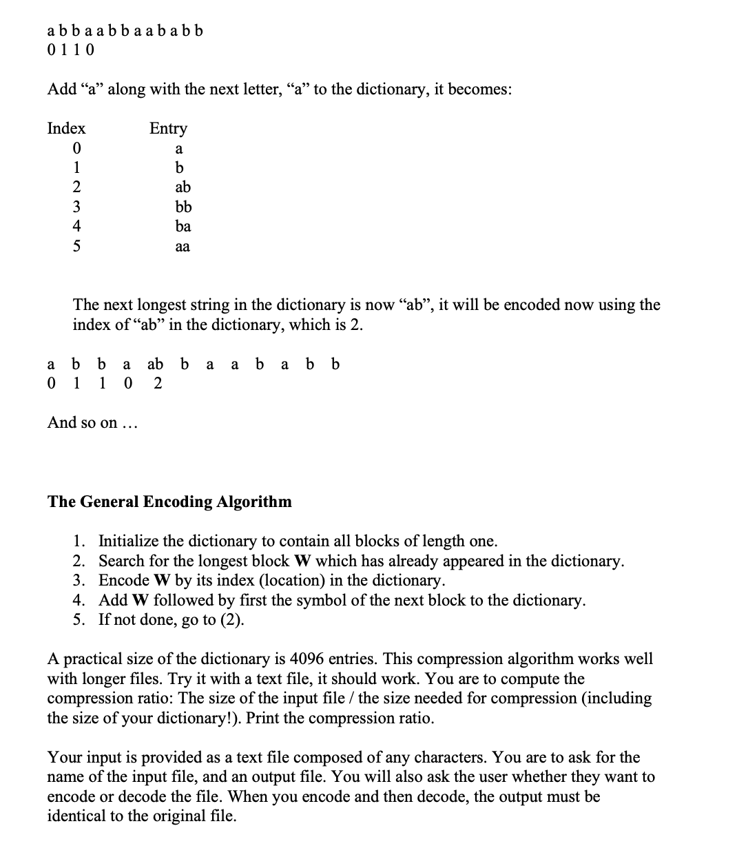 Question: You are to implement what is called a | Chegg.com