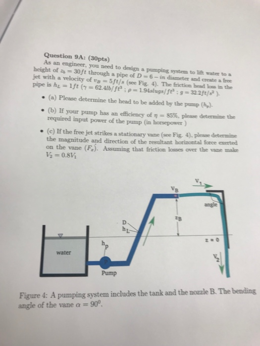 Solved Question 9A: (30pts) As an engineer, you need to | Chegg.com