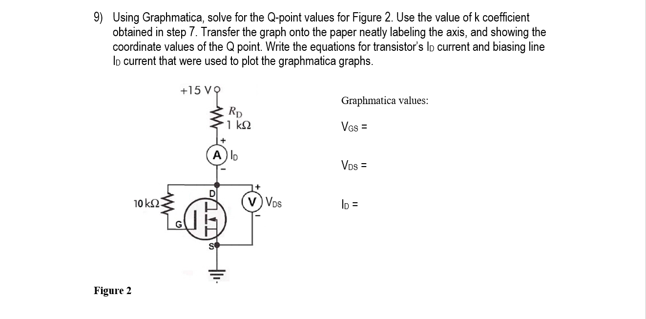 Solved Lab 10 - MOSFETS CHARACTERISTICS A MOSFET transistor | Chegg.com