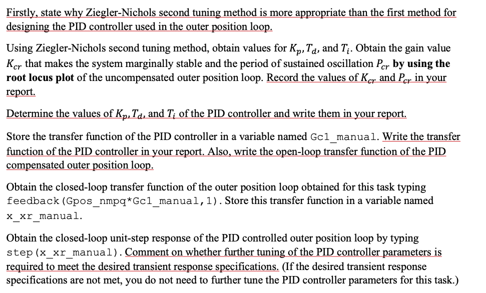 Tasks In your report, you must include all necessary | Chegg.com