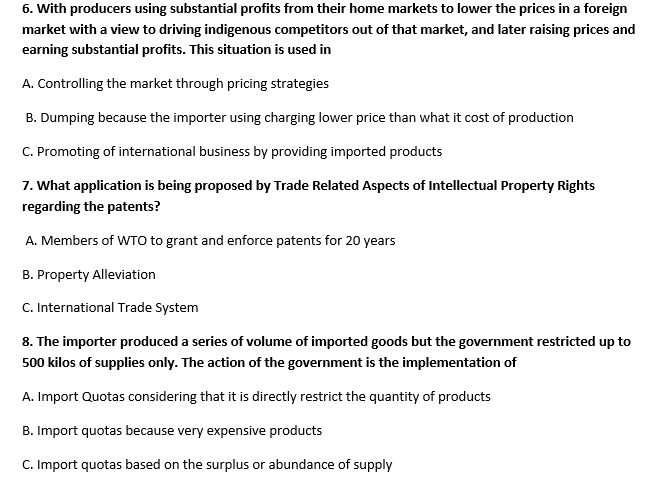 Solved 6. With producers using substantial profits from | Chegg.com