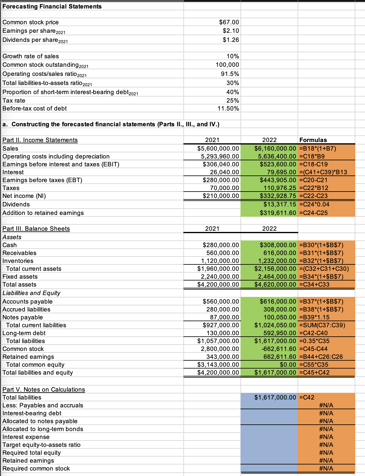 Solved Please calculate Notes Payable Quickly, I will give | Chegg.com