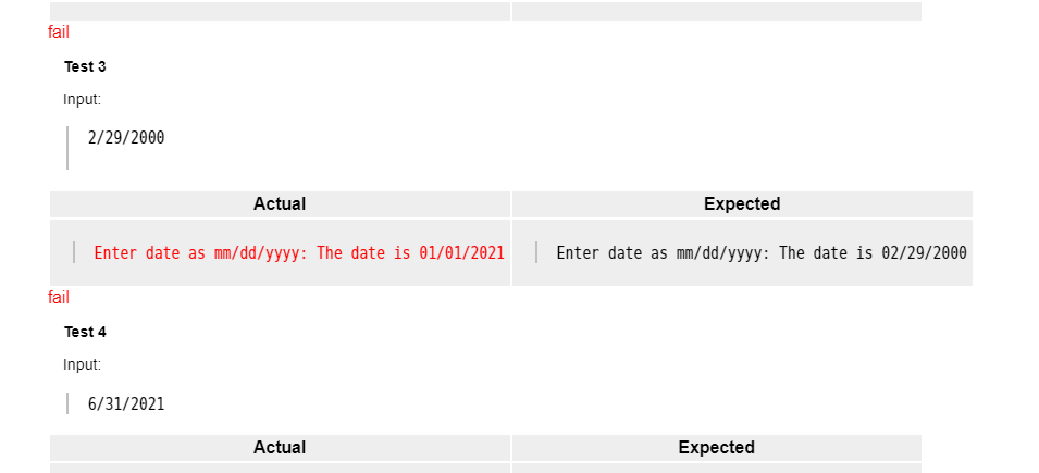 Solved struct Date { int day, month, year; }; Write an | Chegg.com