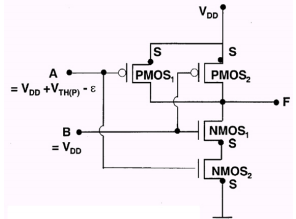 Solved In this CMOS Circuit what is the transistors | Chegg.com
