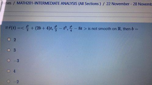 Solved ses / MATH201-INTERMEDIATE ANALYSIS (All Sections) / | Chegg.com