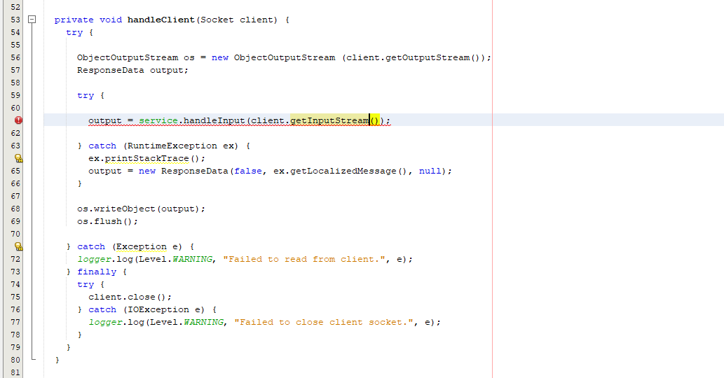 Solved Fix the error in line 61. It logs "incomaptible types | Chegg.com