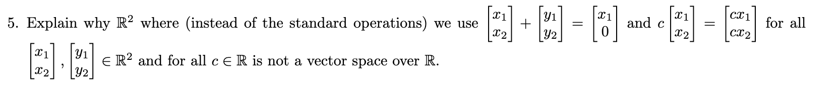 Solved 5. Explain why R2 where (instead of the standard | Chegg.com