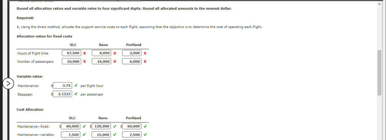 Solved Direct Method, Variable versus Fixed Costing and | Chegg.com