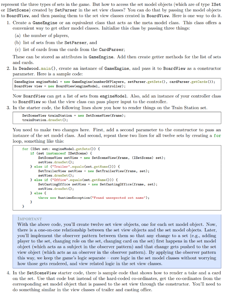 Solved ISetScene) created by SetParser in the set view | Chegg.com