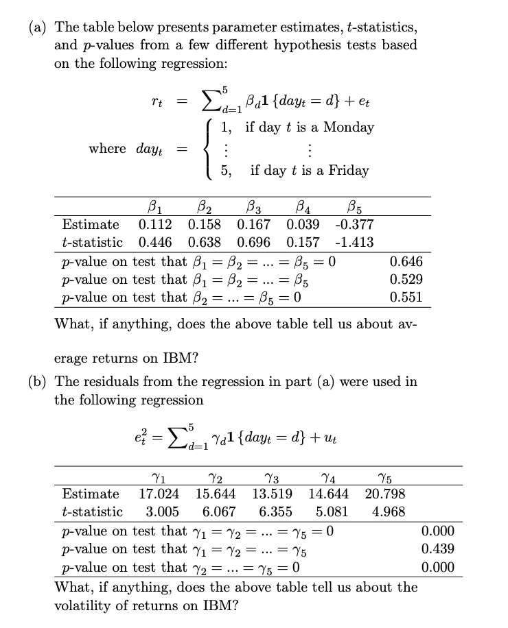 Solved 11.7.2 Homework questions 1. The following tables and | Chegg.com