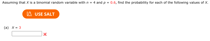 Solved A random variable X has the following probability | Chegg.com