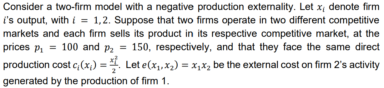 Solved a. Find each firm’s best response function to the | Chegg.com