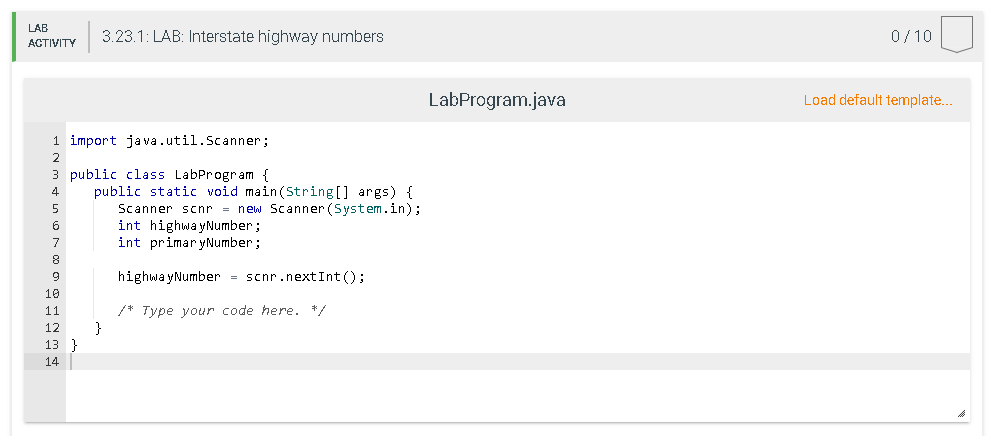 Solved 3.23 LAB: Interstate highway numbers Primary U.S. | Chegg.com