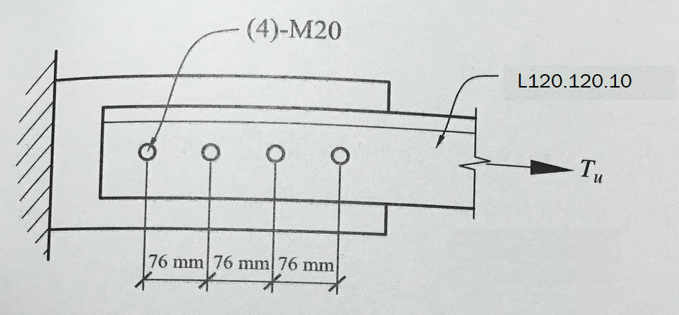 Solved The bolt type is M20. What is the net area in mm2. | Chegg.com