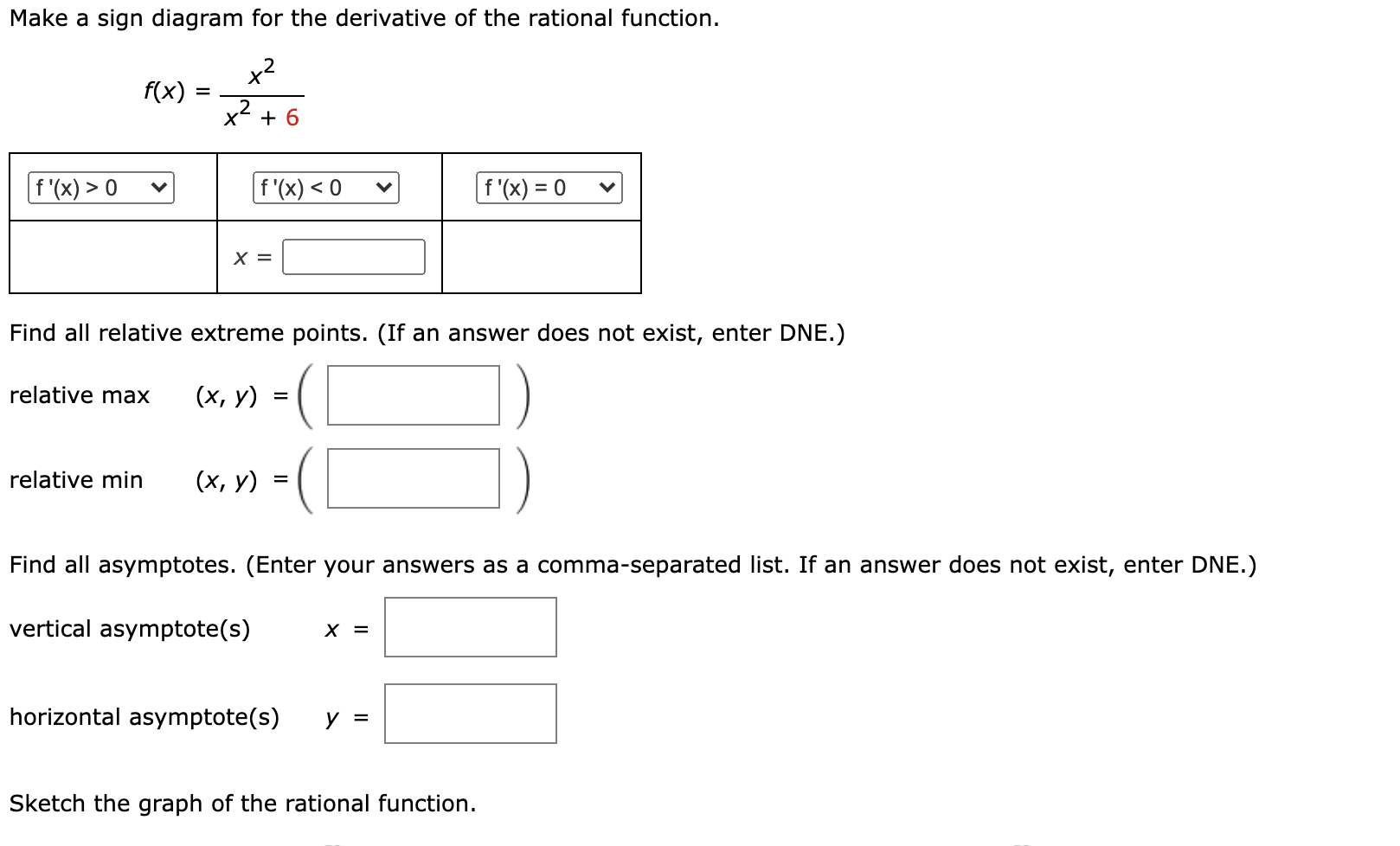 Solved Make a sign diagram for the derivative of the | Chegg.com