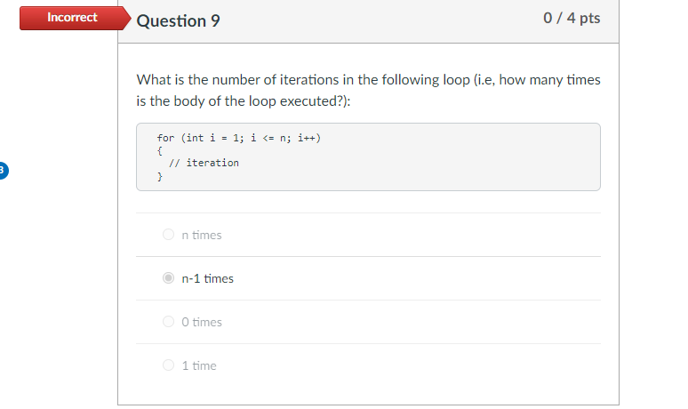 Solved What Is The Number Of Iterations In The Following