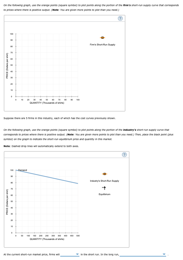 Solved 4. Deriving the short-run supply curve Consider the | Chegg.com