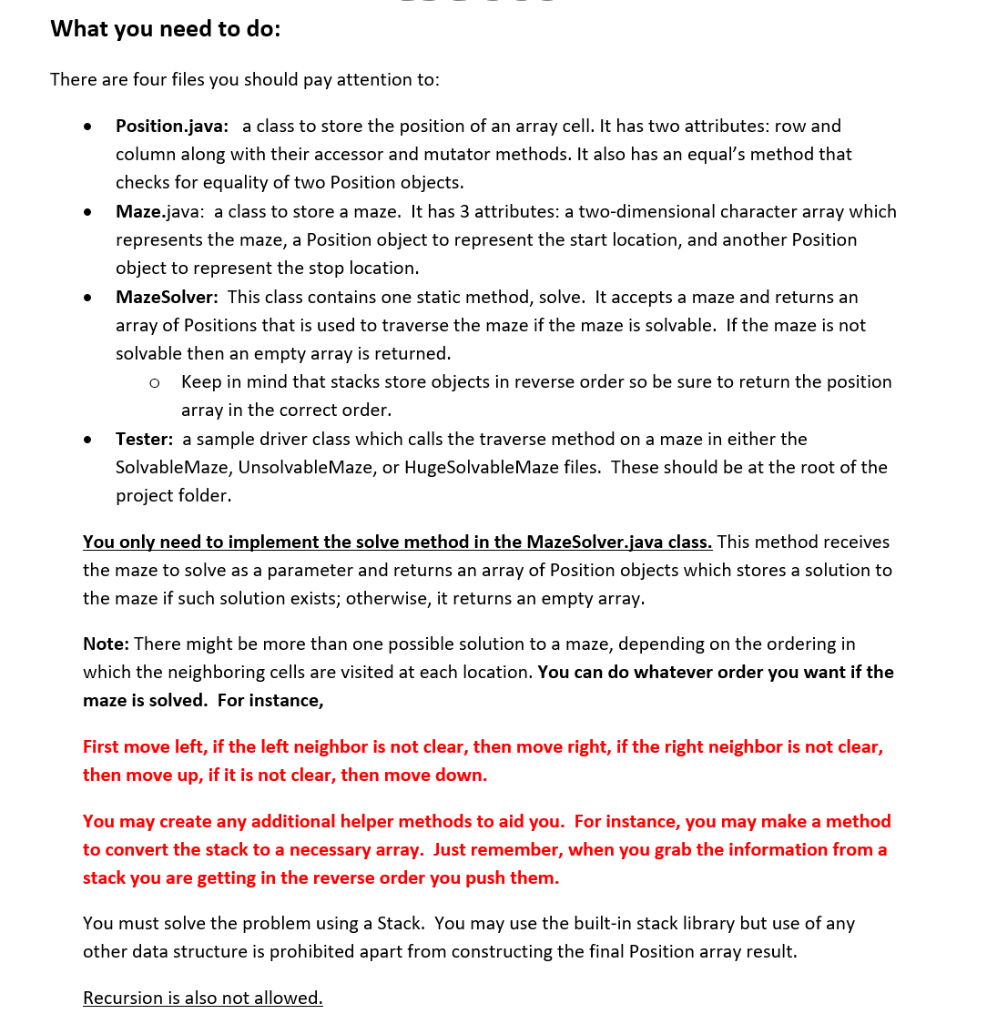 Solved Consider a maze made up of rectangular array of | Chegg.com