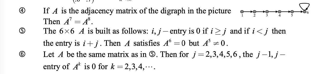 Solved 4 2 3 5. If A is the adjacency matrix of the digraph | Chegg.com
