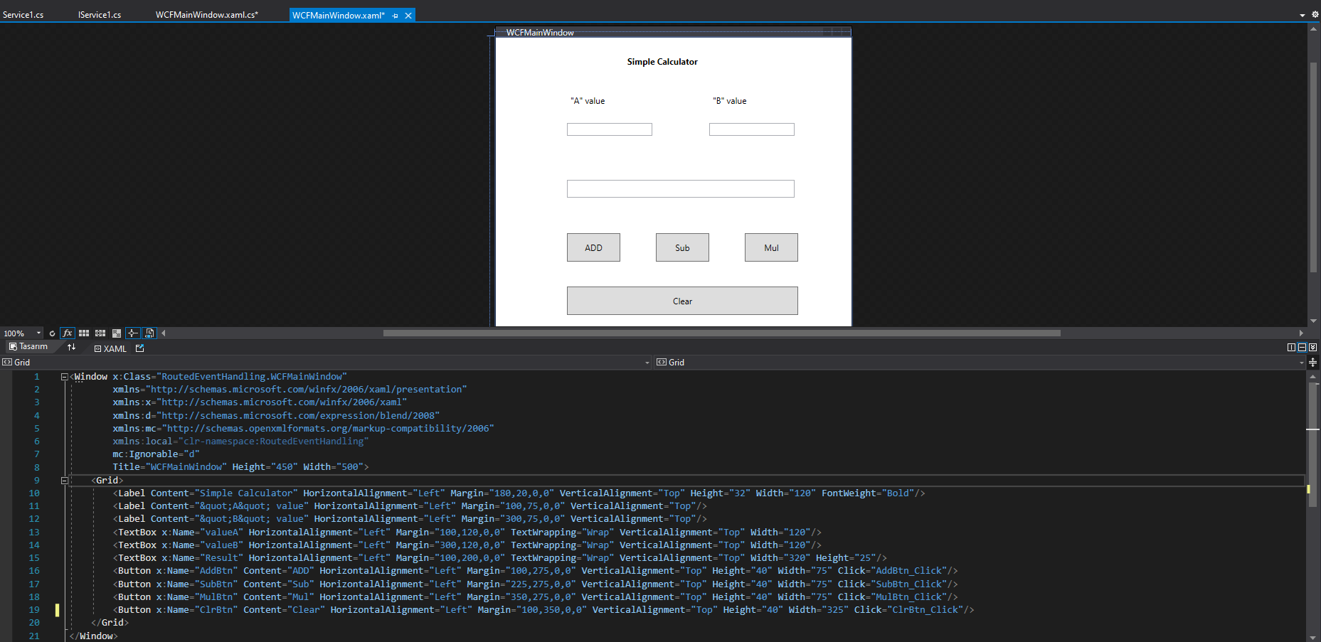 Solved I connected it to the WPF Form Application C | Chegg.com