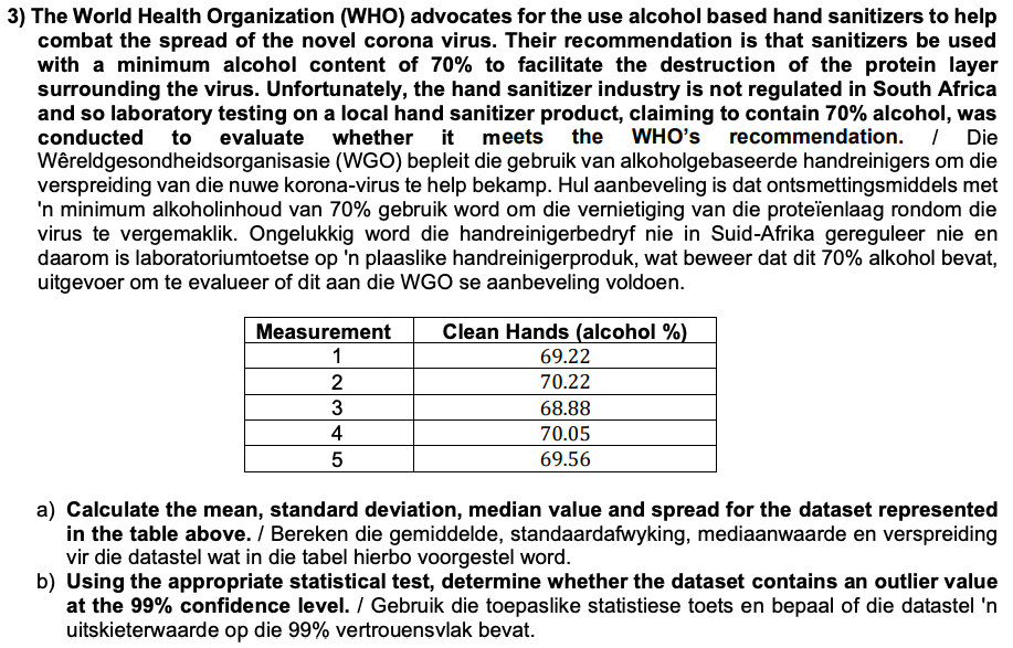 Solved 3) The World Health Organization (WHO) advocates for | Chegg.com